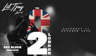 LIL TJAY tickets in London at The O2 on Sat, 12 Oct 2024