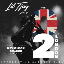 LIL TJAY tickets in London at The O2 on Sat, 12 Oct 2024