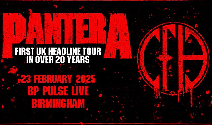 Pantera tickets in Birmingham at bp pulse LIVE on Sun, 23 Feb 2025 - 20:00
