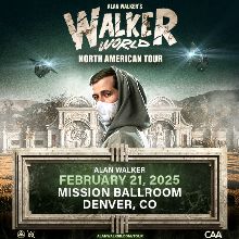 Alan Walker tickets in Denver at Mission Ballroom on Fri, 21 Feb 2025 ...
