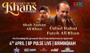 Legacy of the Khan's: Ustad Rahat Fateh Ali Khan & Shah Zaman Ali Khan tickets in Birmingham at ...