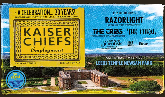 Kaiser Chiefs tickets in Leeds at Temple Newsam Park on Sat, 31 May 2025