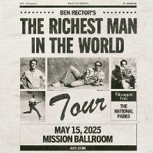 Ben Rector tickets in Denver at Mission Ballroom on Thu, 15 May 2025 ...