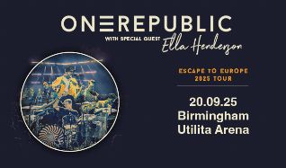 OneRepublic tickets in Birmingham at Utilita Arena Birmingham on Sat ...