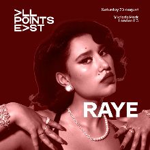 RAYE tickets in London at Victoria Park on Sat, 23 Aug 2025
