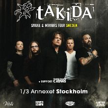 Biljetter till tAKiDA i Stockholm på Annexet den lör, 1 mars 2025 - 19:30