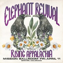 Elephant Revival tickets in Denver at Mission Ballroom on Fri, 11 Apr ...