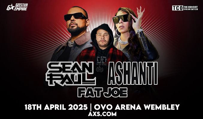 Sean Paul & Ashanti tickets in London at OVO Arena Wembley on Fri, 18 ... Sean Paul & Ashanti tickets in London at OVO Arena Wembley on Fri, 18 ...