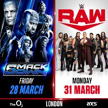 WWE FRIDAY NIGHT SMACKDOWN & MONDAY NIGHT RAW - COMBO TICKETS tickets ...