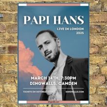 Papi Hans tickets in London at Dingwalls on Fri, 14 Mar 2025 - 20:00
