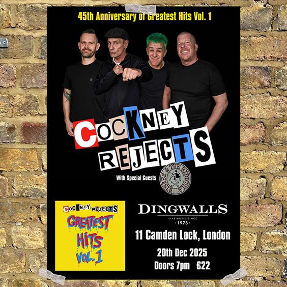 Cockney Rejects Tickets - Concert Tour Dates - AXS UK