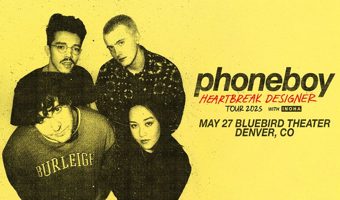 Phoneboy tickets in Denver at Bluebird Theater on Tue, 27 May 2025 - 20:00