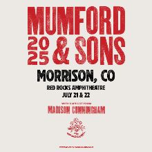 Mumford & Sons tickets in Morrison at Red Rocks Amphitheatre on Tue, 22 ...
