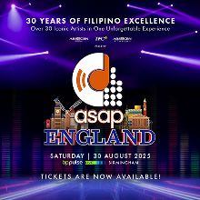 ASAP England tickets in Birmingham at bp pulse LIVE on Sat, 30 Aug 2025 ...