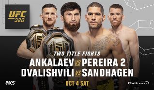 UFC 320 tickets in Las Vegas at T-Mobile Arena on Sat, 4 Oct 2025 - 3:00pm