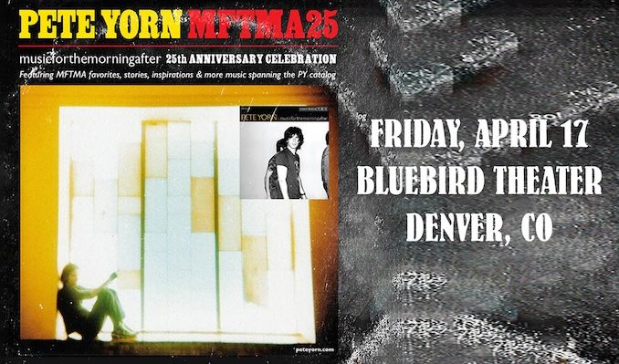 AXS GB - Pete Yorn - Denver - Bluebird Theater - Fri, 17 Apr 2026, 20:00