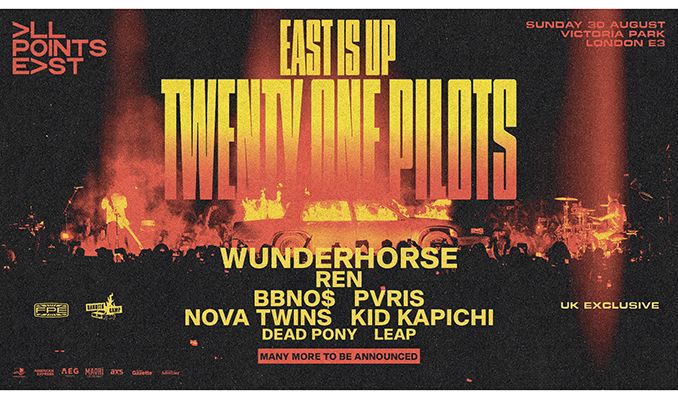 Twenty One Pilots - London - Victoria Park - Sun, Aug 30, 2026, 01:30 ...