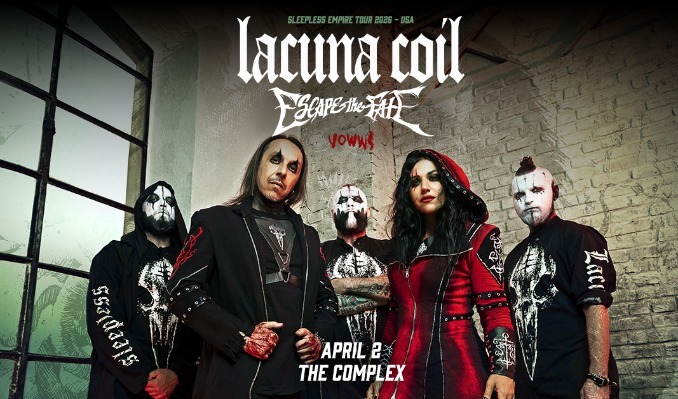 Lacuna Coil - Salt Lake City - The Grand at The Complex - Thu, Apr 2 ...