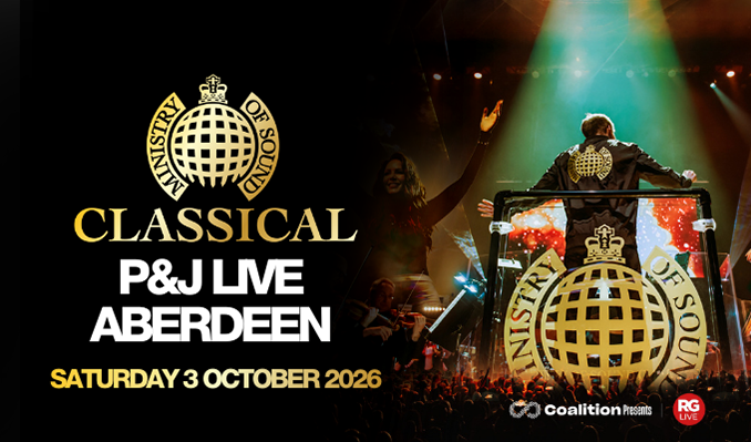 Ministry Of Sound Classical - Aberdeen - P&J Live, Arena - Sat, 3 Oct ...