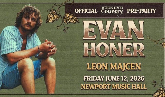 Evan Honer - Columbus - Newport Music Hall - Fri, Jun 12, 2026, 08:00 ...