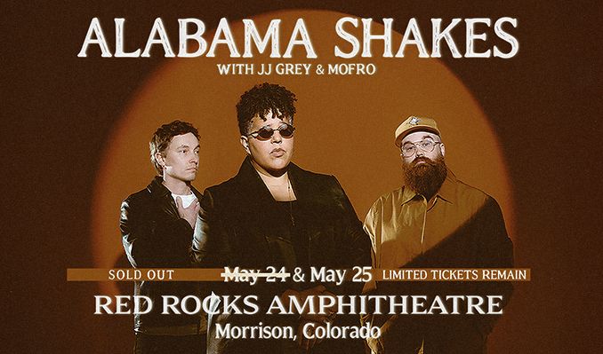 Alabama Shakes - Morrison - Red Rocks Amphitheatre - Sun, May 24, 2026 ...