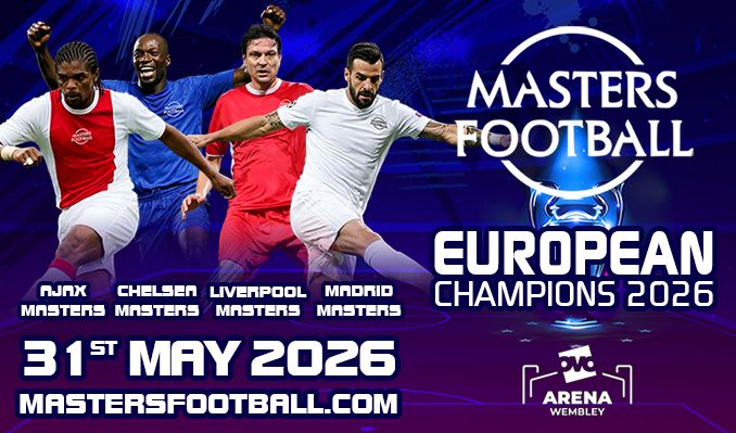 Masters Football European Champions 2026 - London - OVO Arena Wembley ...